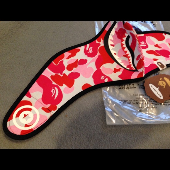 Bape | Accessories | Bape Neoprene Face Mask Red Camo A Bathing Ape ...